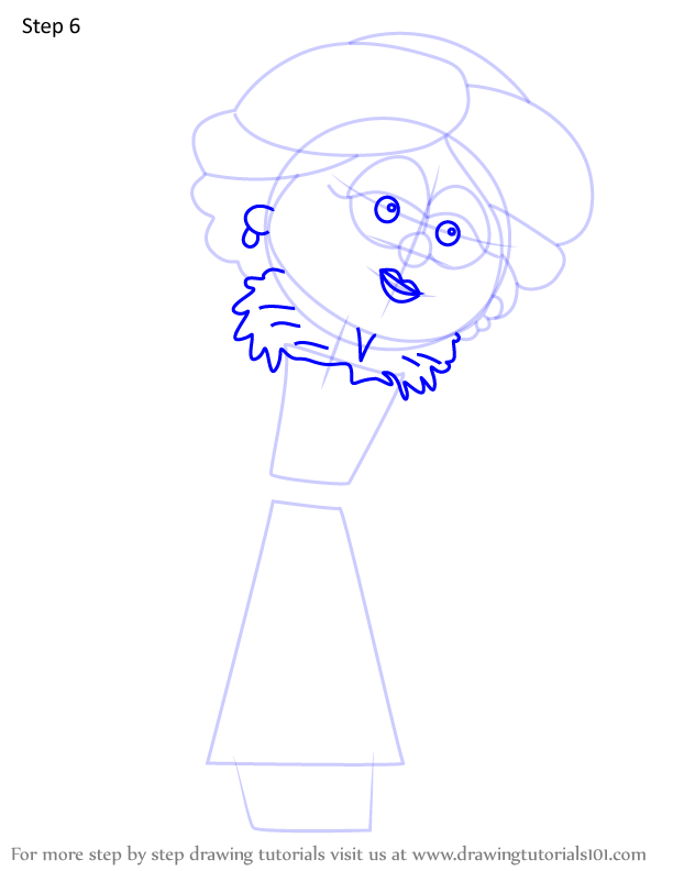 How to Draw Julia Rhubarb from VeggieTales in the City (VeggieTales in ...