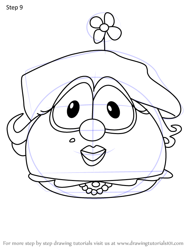 How to Draw Madame Blueberry from VeggieTales in the City (VeggieTales ...