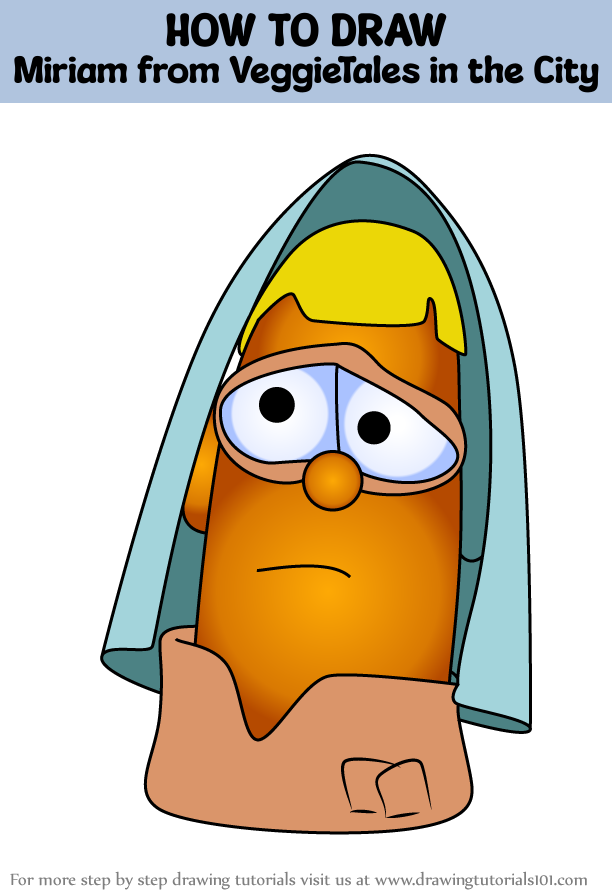 How to Draw Miriam from VeggieTales in the City (VeggieTales in the ...