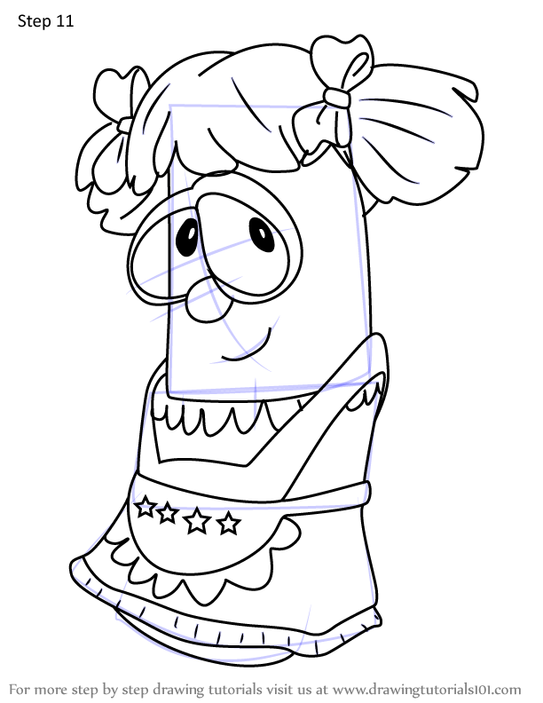 How to Draw Princess Poppyseed from VeggieTales in the City ...