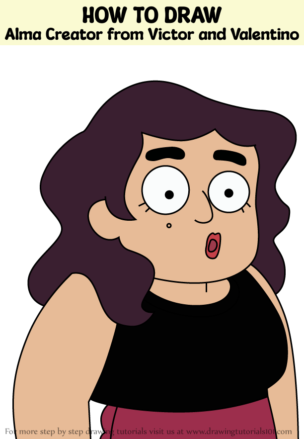 How to Draw Alma Creator from Victor and Valentino (Victor and ...