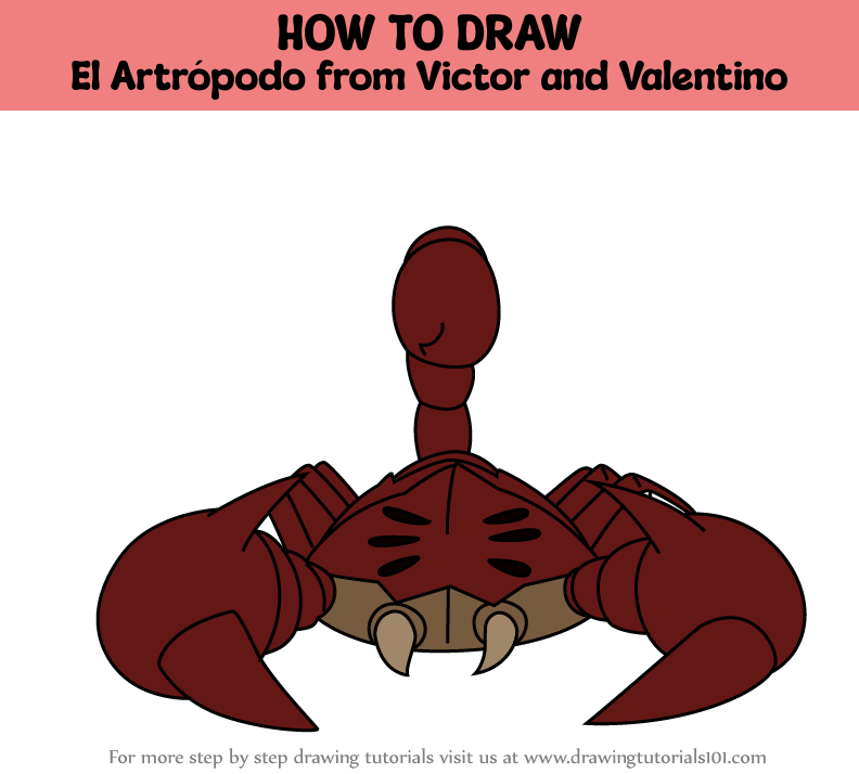 How to Draw El Artrópodo from Victor and Valentino (Victor and ...