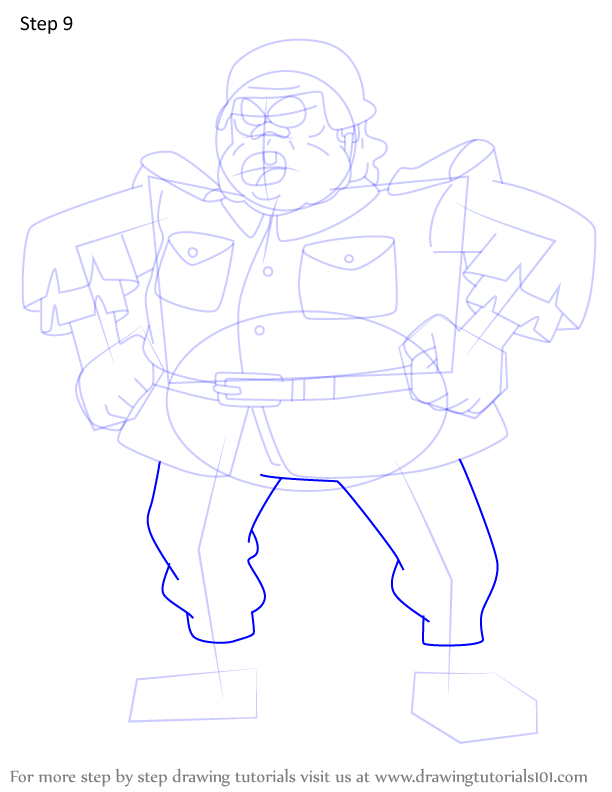 How to Draw El General from Victor and Valentino (Victor and Valentino ...