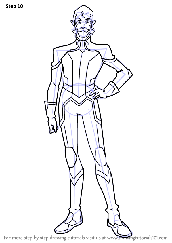 How to Draw Coran from Voltron - Legendary Defender (Voltron: Legendary ...