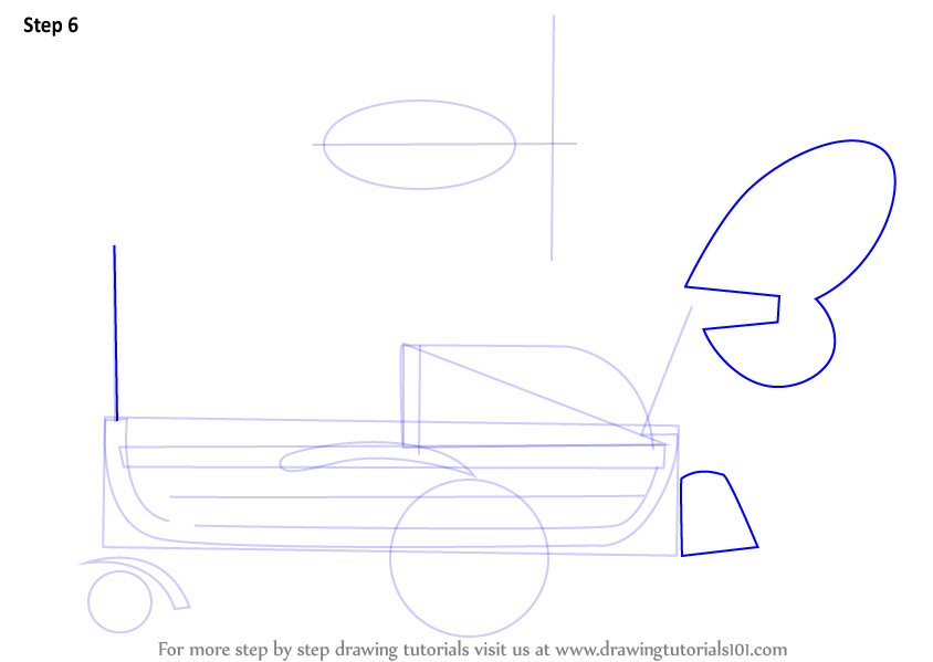 How to Draw The Convert-a-Car from Wacky Races (Wacky Races) Step by ...