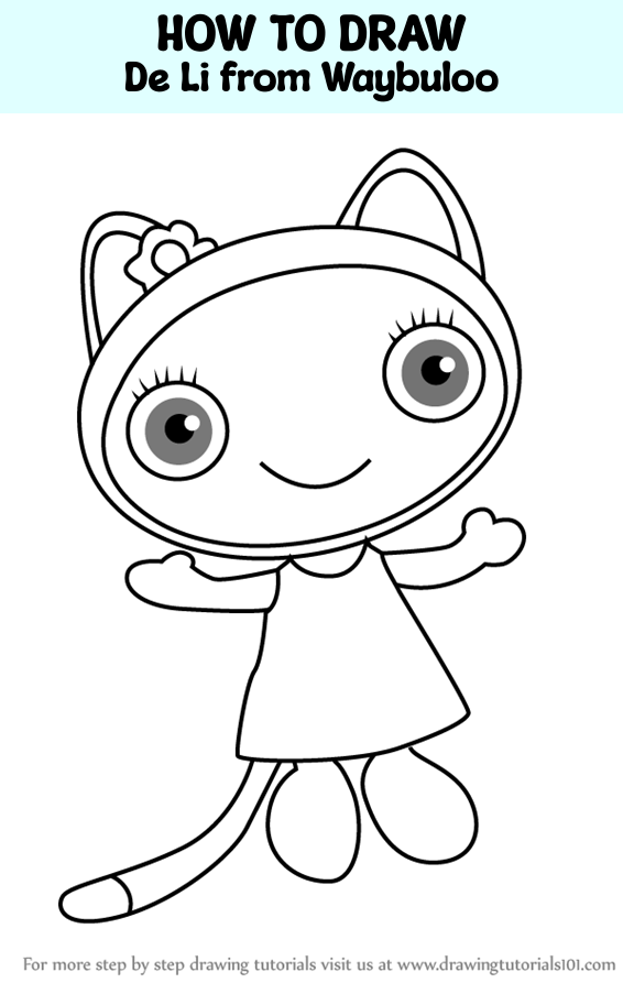 How to Draw De Li from Waybuloo (Waybuloo) Step by Step ...