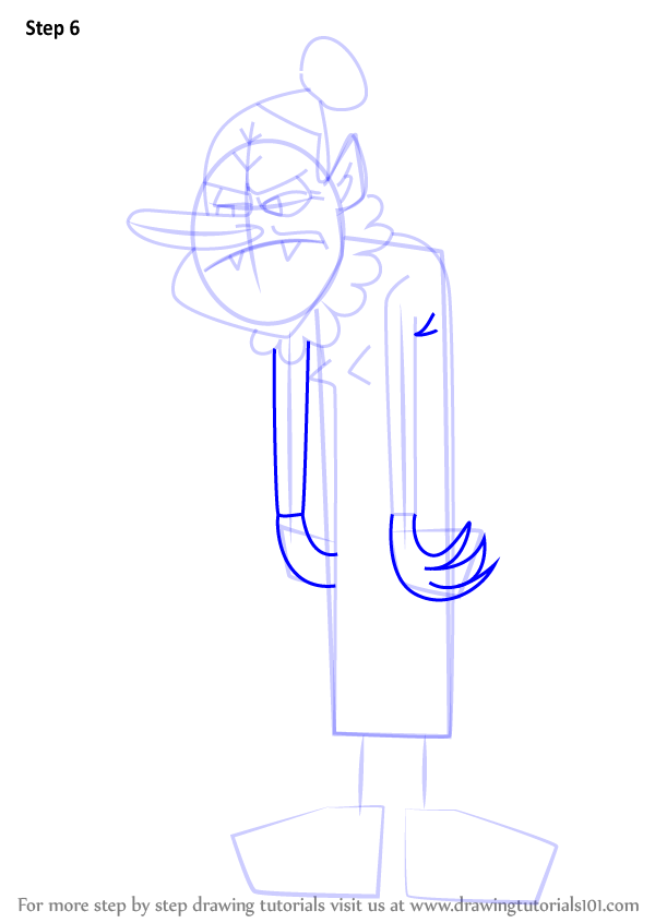 How to Draw Mrs. Gorf from Wayside (Wayside) Step by Step ...