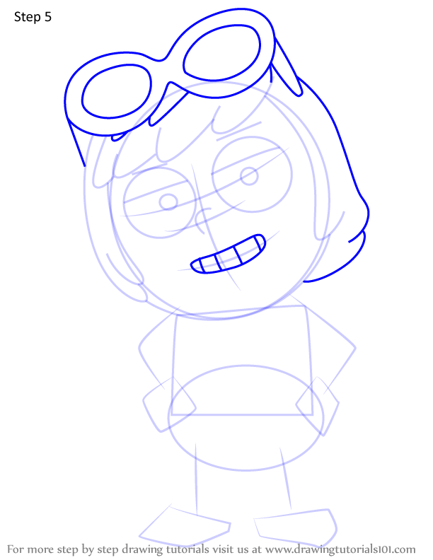 How to Draw Andrew Bangs from We Bare Bears (We Bare Bears) Step by ...