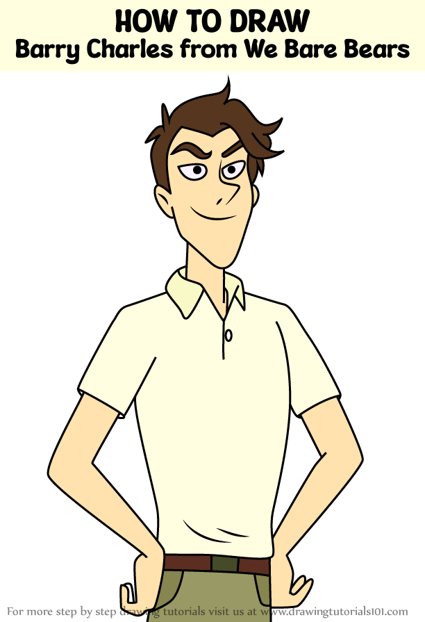 How to Draw Barry Charles from We Bare Bears (We Bare Bears) Step by ...