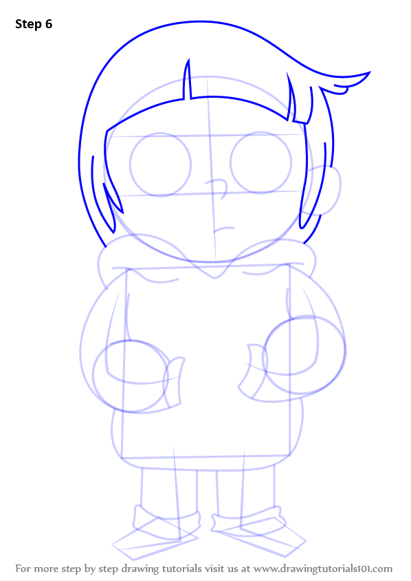How to Draw Chloe Park from We Bare Bears (We Bare Bears) Step by Step ...