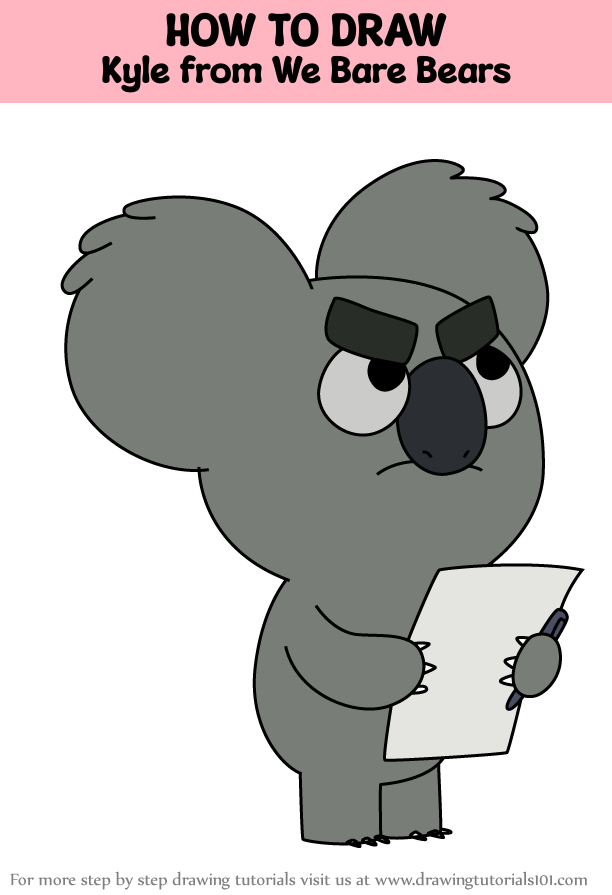 How to Draw Kyle from We Bare Bears (We Bare Bears) Step by Step ...