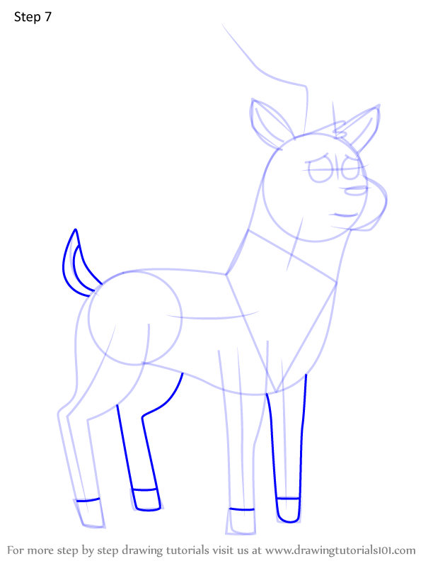 How to Draw Little Buck from We Bare Bears (We Bare Bears) Step by Step ...