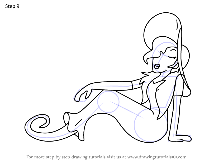 How to Draw Miss Teal from We Bare Bears (We Bare Bears) Step by Step ...