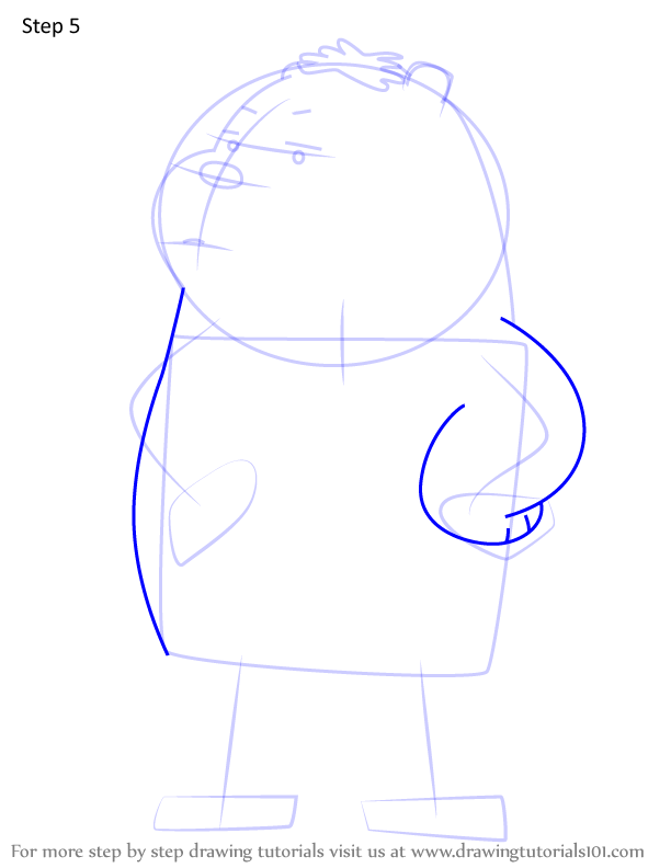 How to Draw Mister Jones from We Bare Bears (We Bare Bears) Step by ...