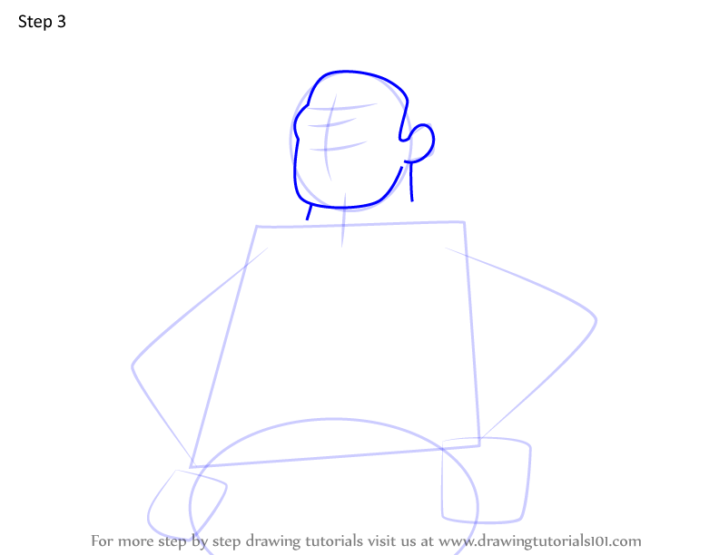 How to Draw Nate's Father from We Bare Bears (We Bare Bears) Step by ...