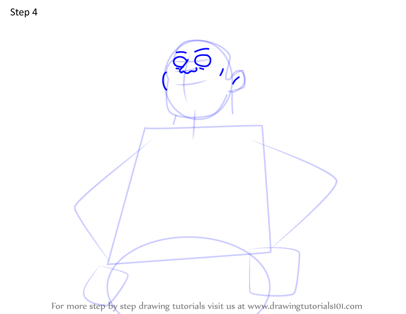 How to Draw Nate's Father from We Bare Bears (We Bare Bears) Step by ...