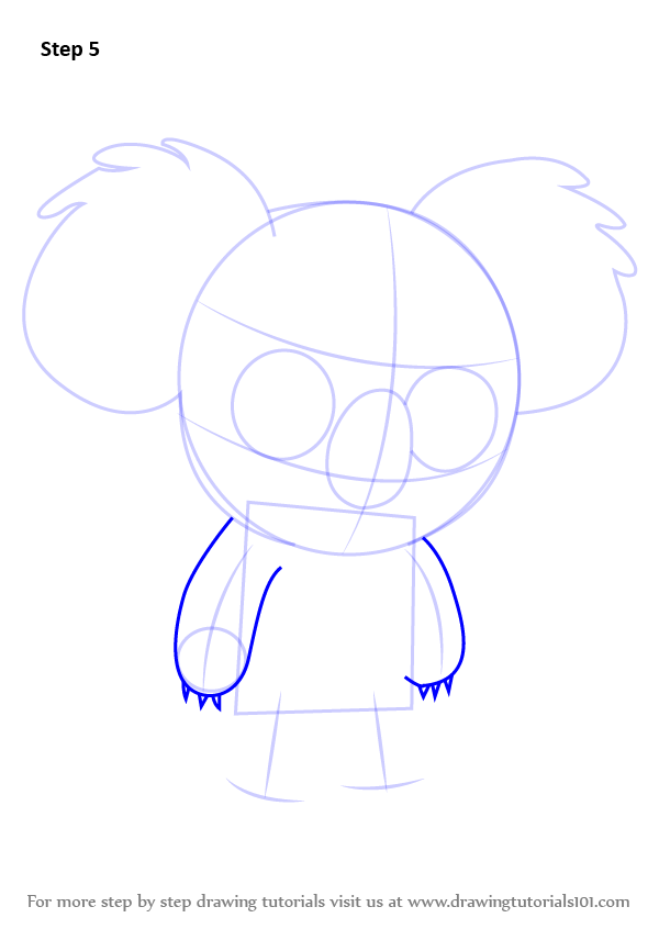 How to Draw Nom Nom from We Bare Bears (We Bare Bears) Step by Step ...