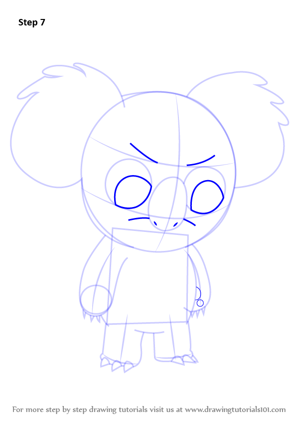 How to Draw Nom Nom from We Bare Bears (We Bare Bears) Step by Step ...