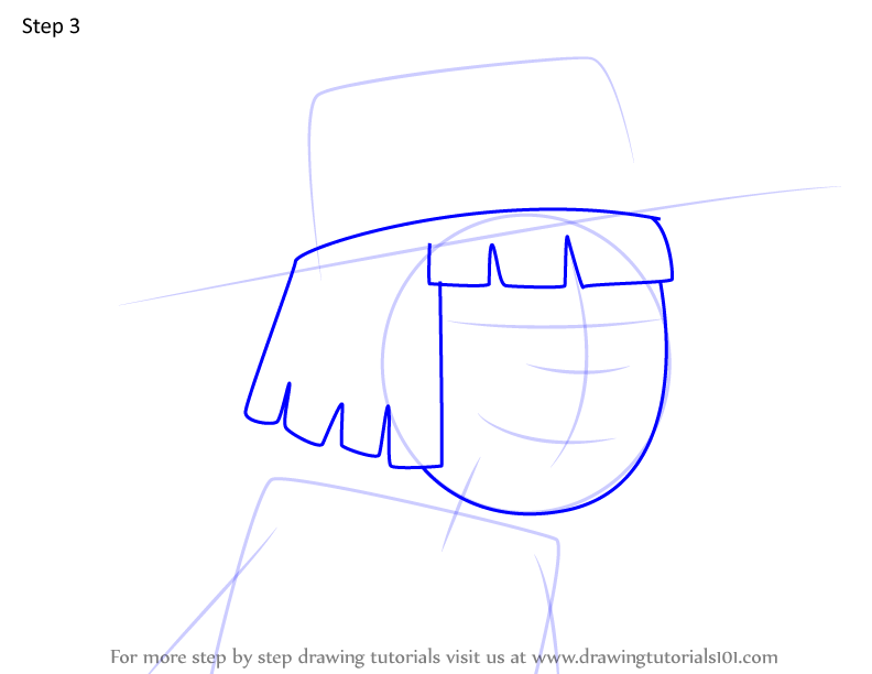 How to Draw Outback Ranger from We Bare Bears (We Bare Bears) Step by ...