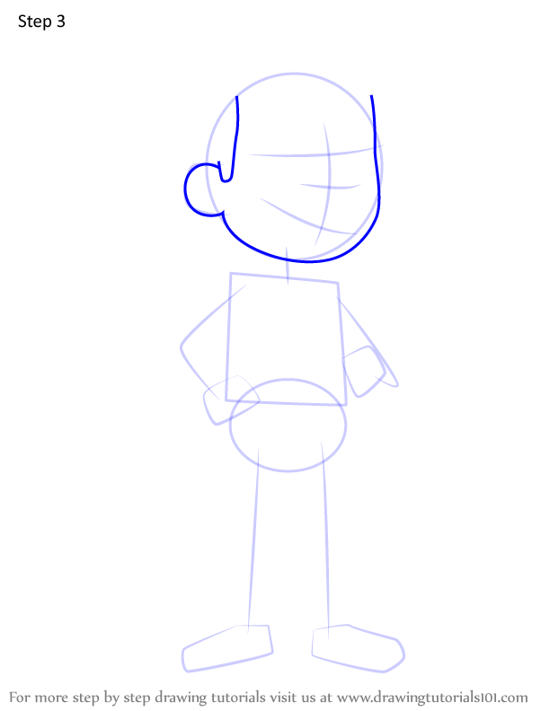 How to Draw Rodolfo from We Bare Bears (We Bare Bears) Step by Step ...