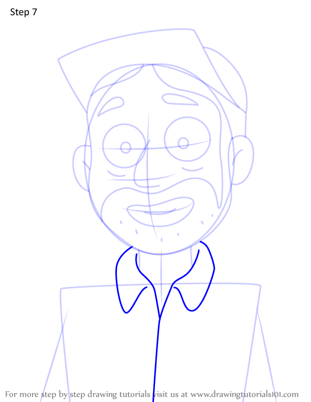 How to Draw The Mailman from We Bare Bears (We Bare Bears) Step by Step ...