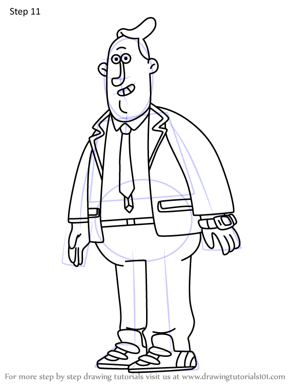 How to Draw Harvey Timbers from Welcome to the Wayne (Welcome to the ...
