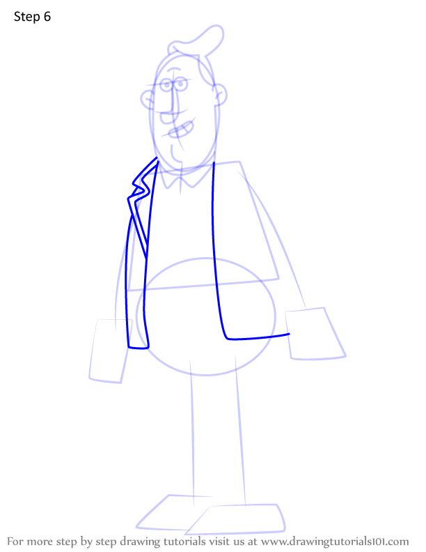 How to Draw Harvey Timbers from Welcome to the Wayne (Welcome to the ...