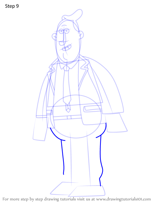 How to Draw Harvey Timbers from Welcome to the Wayne (Welcome to the ...