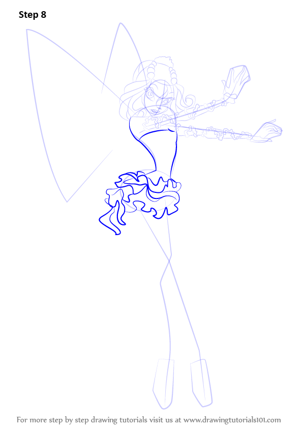 How to Draw Daphne from Winx Club (Winx Club) Step by Step ...