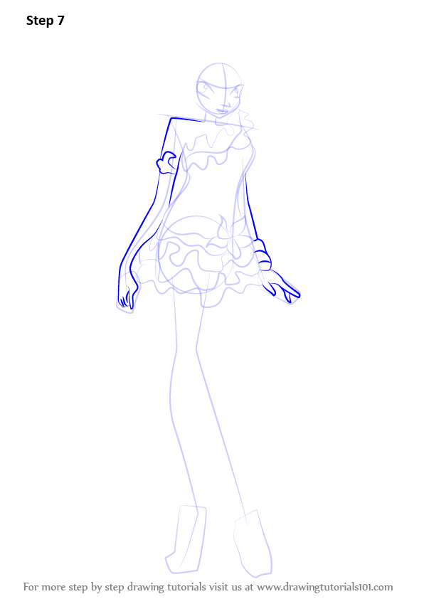 How to Draw Krystal from Winx Club (Winx Club) Step by Step ...