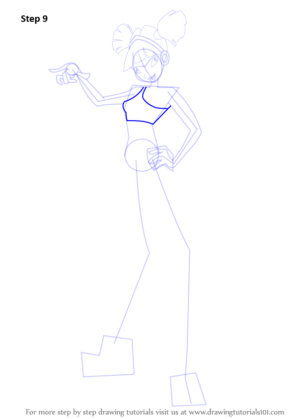 How to Draw Musa from Winx Club (Winx Club) Step by Step ...
