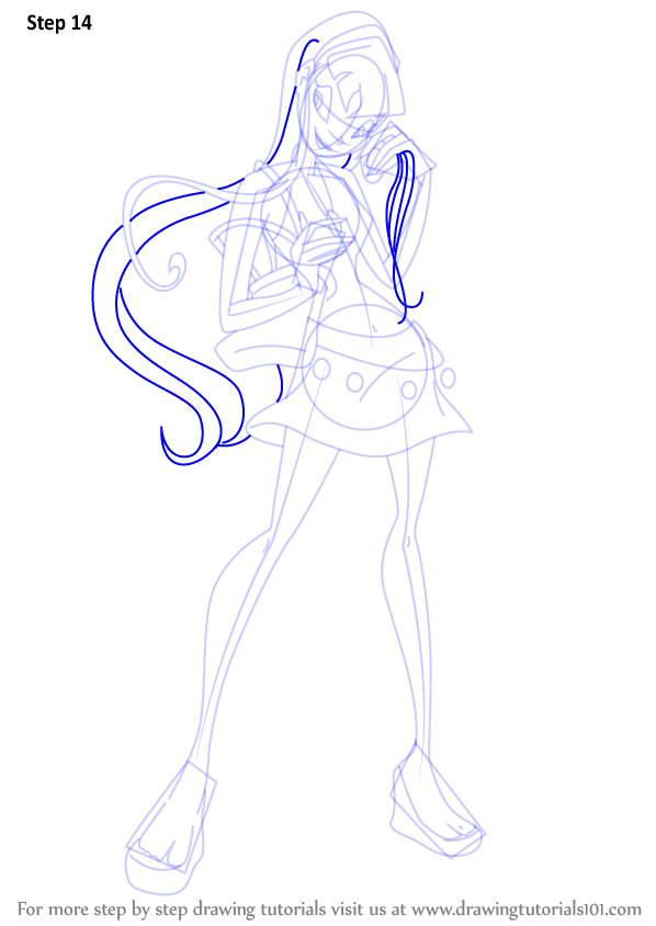 How to Draw Stella from Winx Club (Winx Club) Step by Step ...