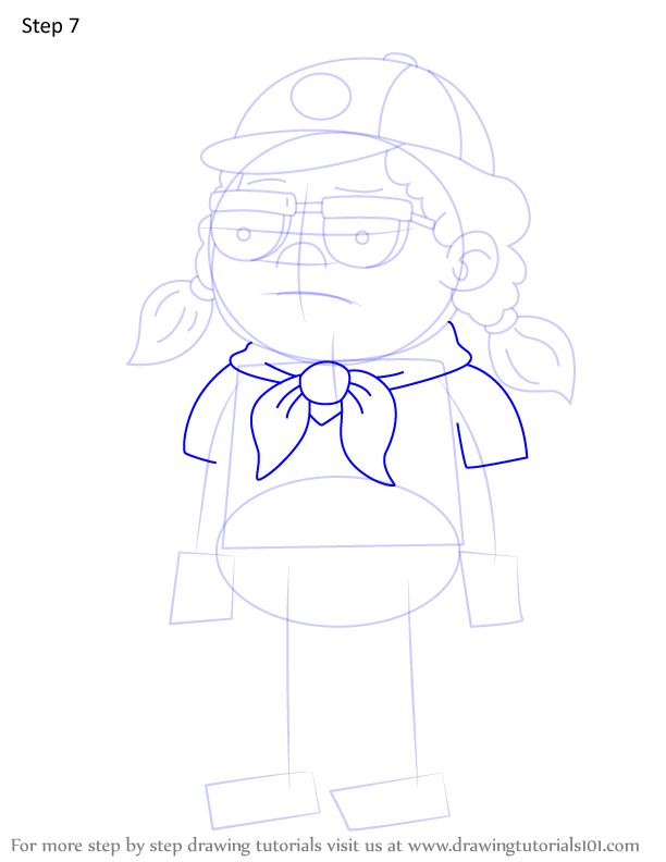 How to Draw Little Clover with glasses from Wishfart (Wishfart) Step by ...