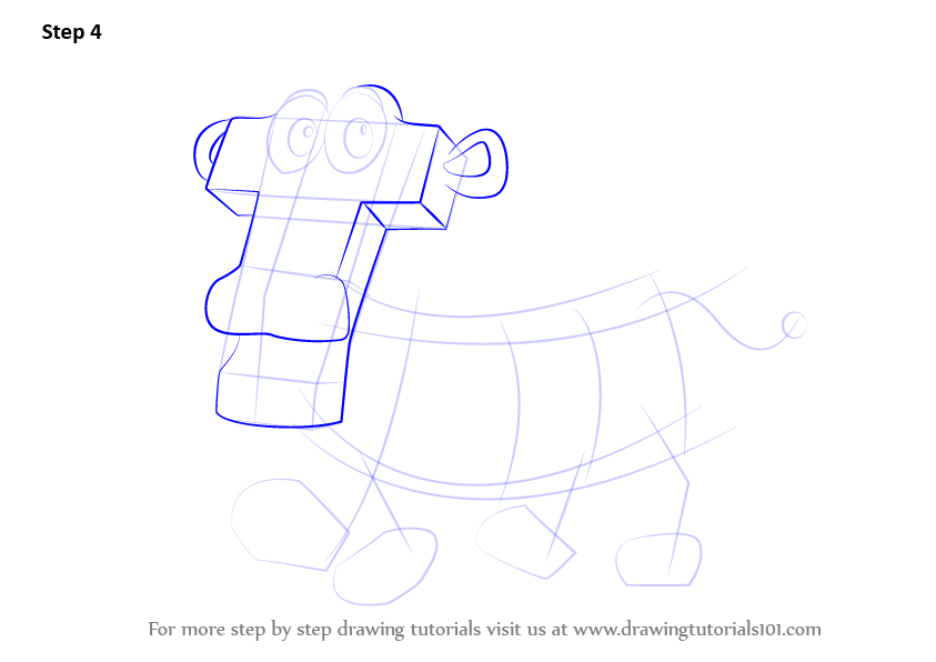 How to Draw Tiger from WordWorld (WordWorld) Step by Step ...