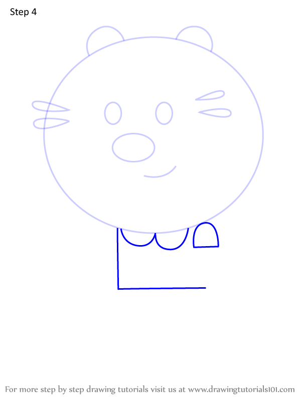 How to Draw Huggy from Wow! Wow! Wubbzy! (Wow! Wow! Wubbzy!) Step by ...