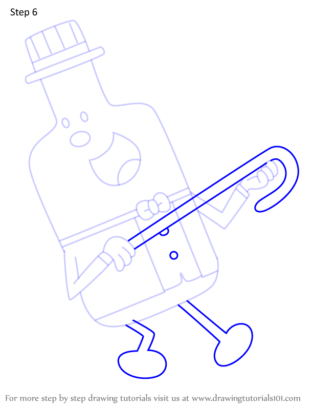 How to Draw Mr. Hapgood from Wow! Wow! Wubbzy! (Wow! Wow! Wubbzy!) Step ...