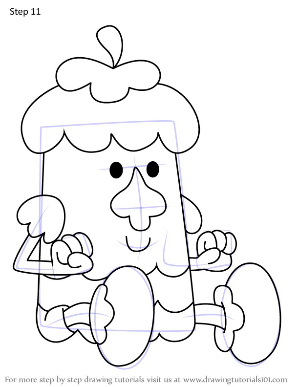 How to Draw Snow Shoo Shoos from Wow! Wow! Wubbzy! (Wow! Wow! Wubbzy ...