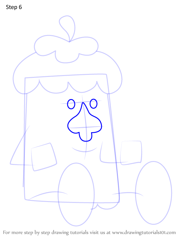 How to Draw Snow Shoo Shoos from Wow! Wow! Wubbzy! (Wow! Wow! Wubbzy ...