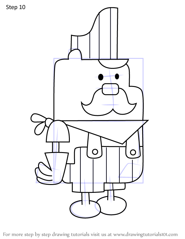 How to Draw Train Engineer from Wow! Wow! Wubbzy! (Wow! Wow! Wubbzy ...