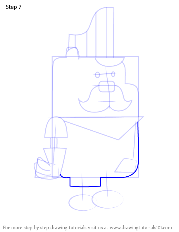 How to Draw Train Engineer from Wow! Wow! Wubbzy! (Wow! Wow! Wubbzy ...