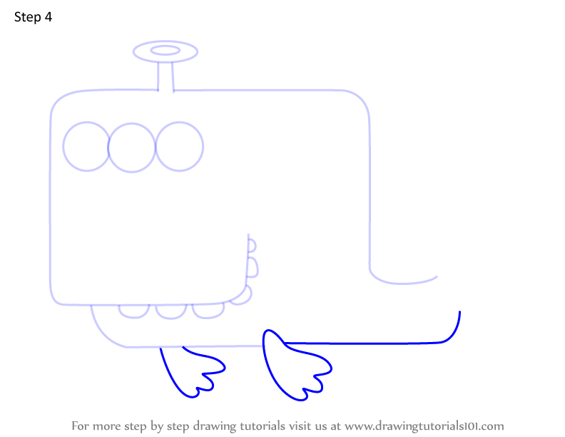 How to Draw Wiggle Whale from Wow! Wow! Wubbzy! (Wow! Wow! Wubbzy ...