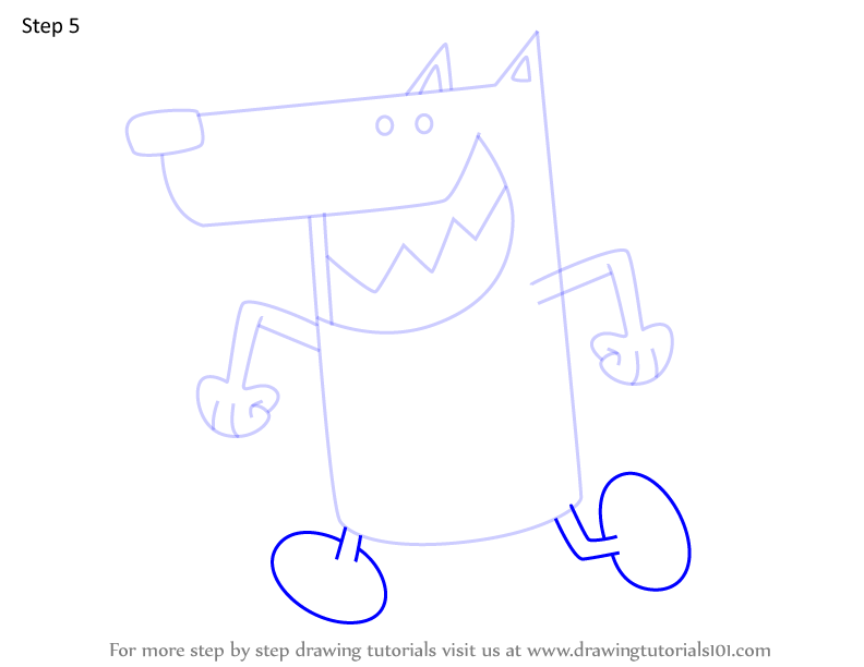 How to Draw Wolf Creatures from Wow! Wow! Wubbzy! (Wow! Wow! Wubbzy ...