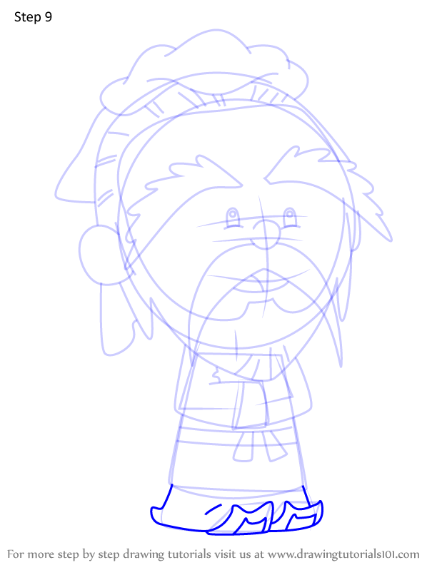 How to Draw Confucius from Xavier Riddle and the Secret Museum (Xavier ...