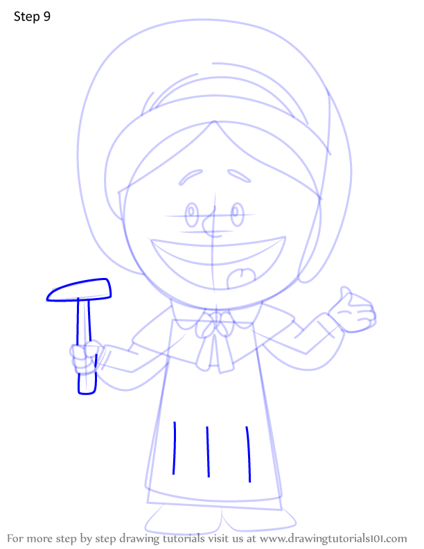 How to Draw Mary Anning from Xavier Riddle and the Secret Museum ...