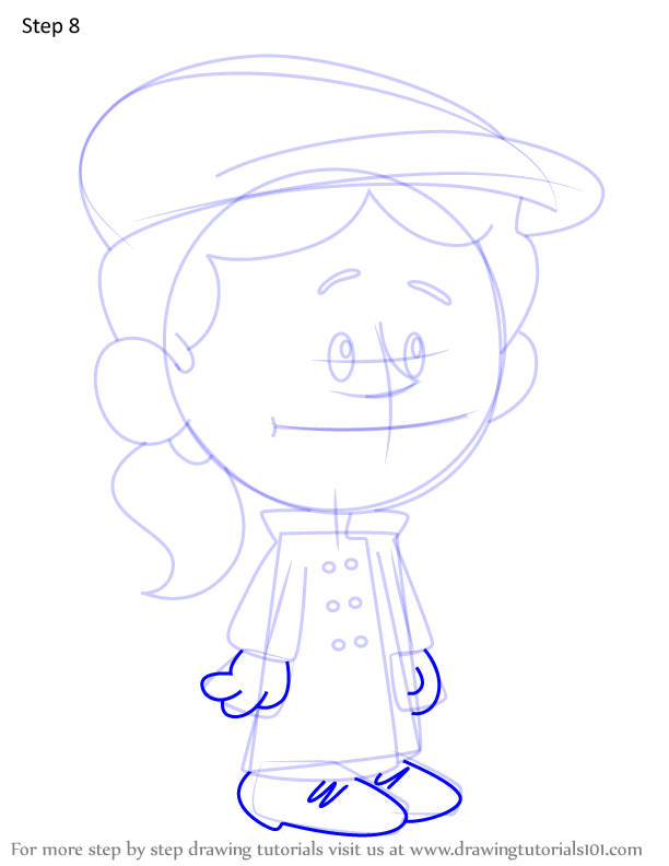 How to Draw Nellie Bly from Xavier Riddle and the Secret Museum (Xavier ...