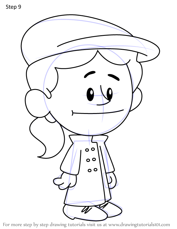 How to Draw Nellie Bly from Xavier Riddle and the Secret Museum (Xavier ...