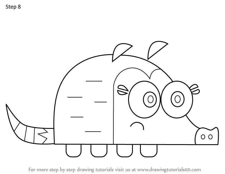 How to Draw Fuzzy Thunder from Yin Yang Yo! (Yin Yang Yo!) Step by Step ...