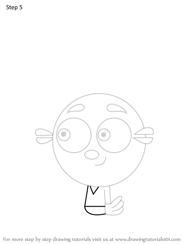 How to Draw Yin Standing from Yin Yang Yo! (Yin Yang Yo!) Step by Step ...