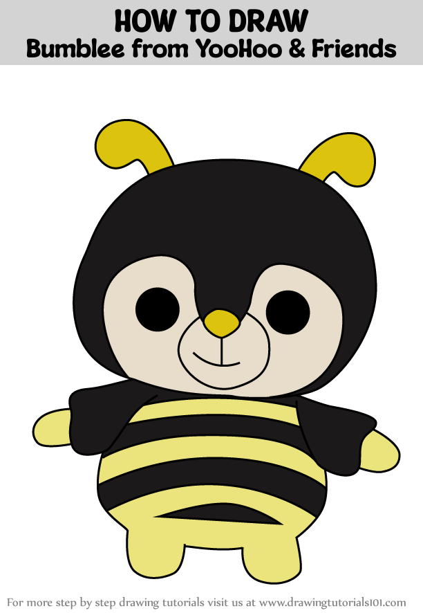 How to Draw Bumblee from YooHoo & Friends (YooHoo & Friends) Step by ...