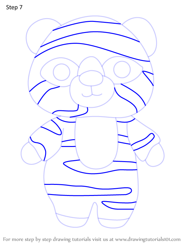 How to Draw Han from YooHoo & Friends (YooHoo & Friends) Step by Step ...
